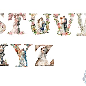 Wedding Alphabet, Letters Png, Alphabet Png, Instant Download for ...