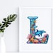 Underwater Ocean Alphabet Clipart - Dolphin & Coral Letters PNG ...