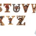 Watercolor Pirate Alphabet Clipart, PNG Digital Files on Transparent ...