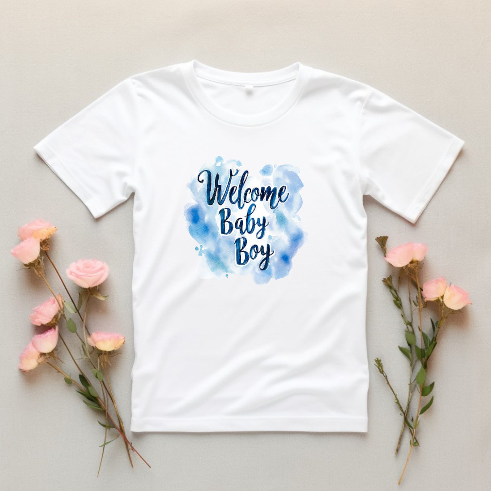 Welcome Baby Boy, PNG and SVG Digital Files on Transparent Background ...