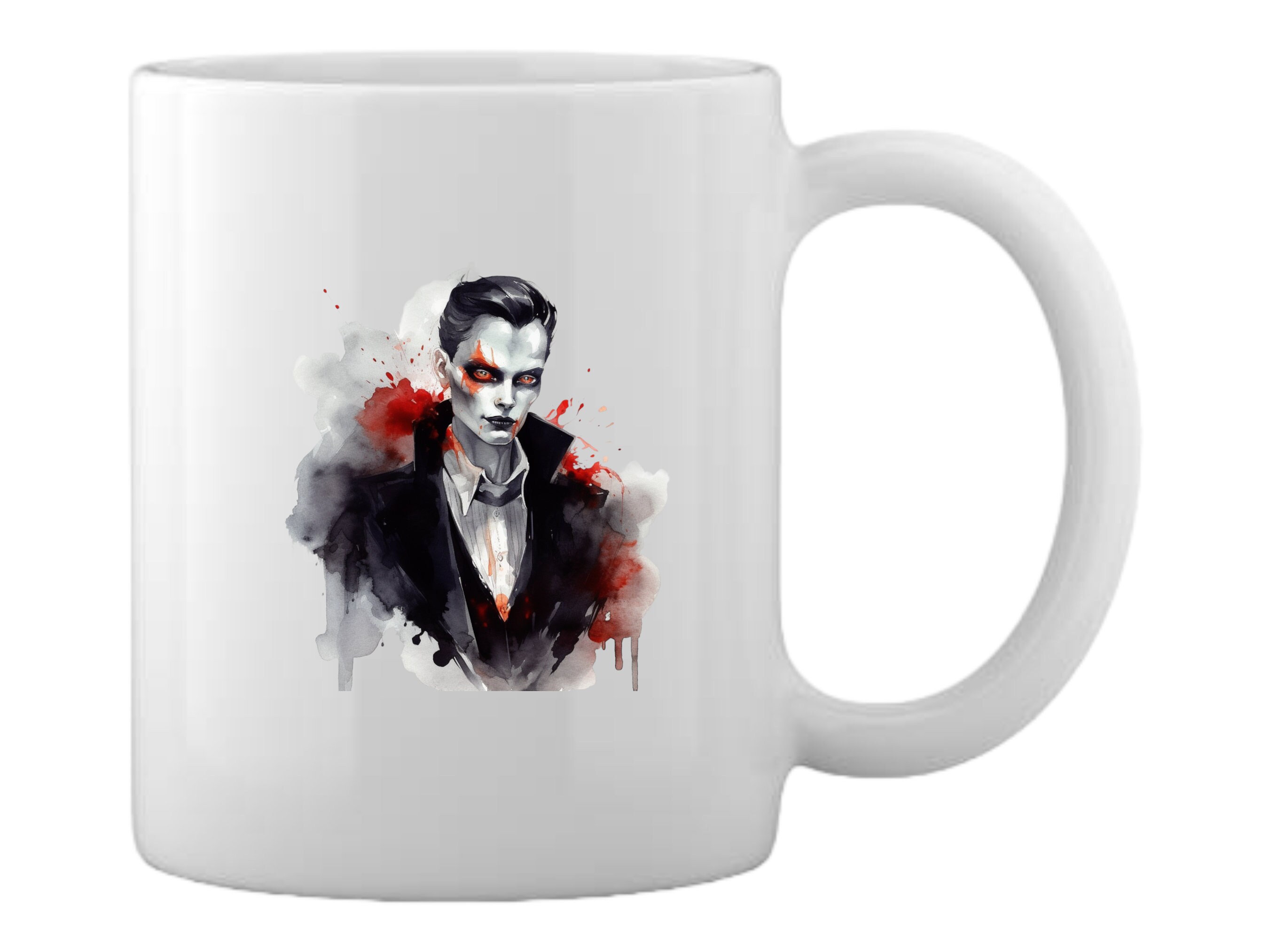 Watercolor Vampires Clipart PNG Digital Files on Transparent - Etsy