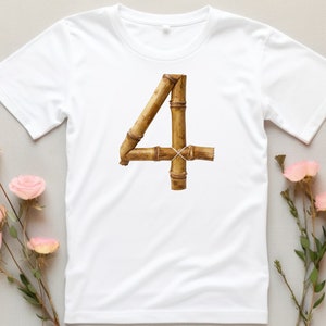 Bamboo Numbers, Bamboo Numbers Png , Instant Download for Commercial ...