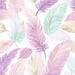 Pastel Feather Digital Paper – 18 Soft Boho Backgrounds With Glitter ...