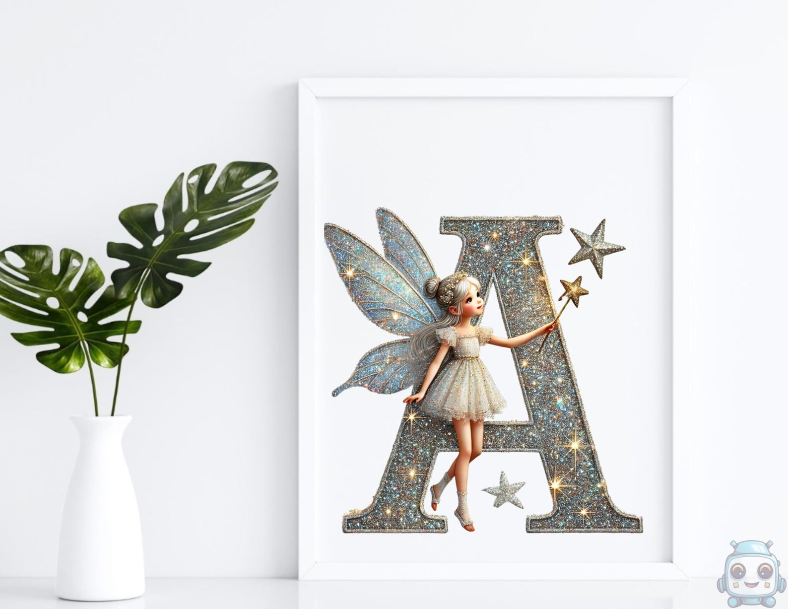 Fairy Glitter Alphabet Clipart, Fantasy Clipart, Alphabets, PNG ...