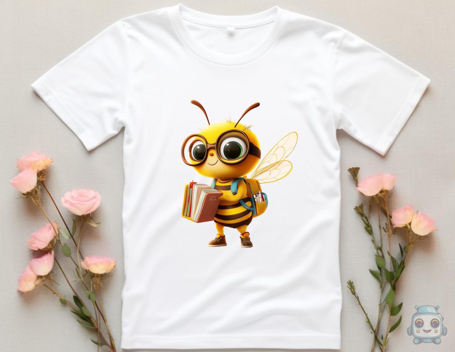 50 Preschool Bees Clipart, School Clipart, Adorable School Bees, PNG ...