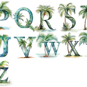 Palm Alphabet, Letters Png, Alphabet Png, Instant Download for ...