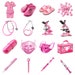 Pink Medical Clipart, PNG Digital Files on Transparent Background ...