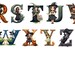 Witch Alphabet, Halloween Alphabet, Transparent Background, High ...