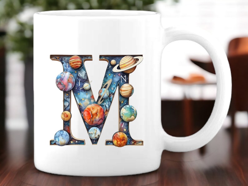 Planets Alphabet, Letters Png, Alphabet Png, Instant Download for ...