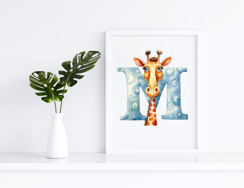 Giraffe Alphabet Clipart, Transparent Background, High Quality, Clipart ...