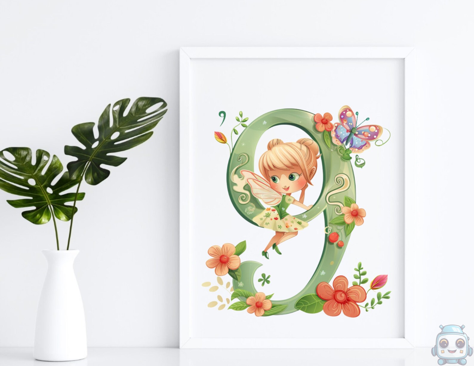 Clipart Fairy Numbers, Numbers Png, Instant Download for Commercial Use ...