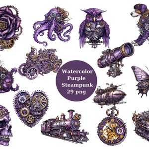 Purple Steampunk, Steampunk, Transparent Background, High Quality ...