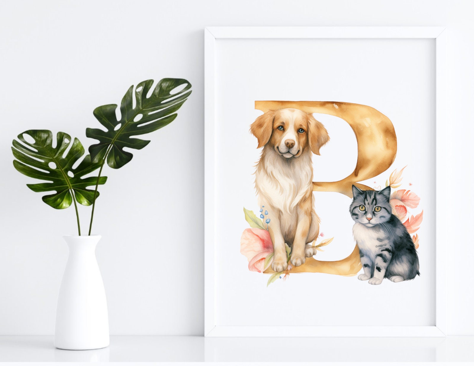 Alfabeto Cat & Dog letras png alfabeto png descarga - Etsy México