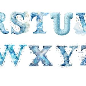 Sky Alphabet Clipart , Alphabet, Transparent Background, High Quality ...
