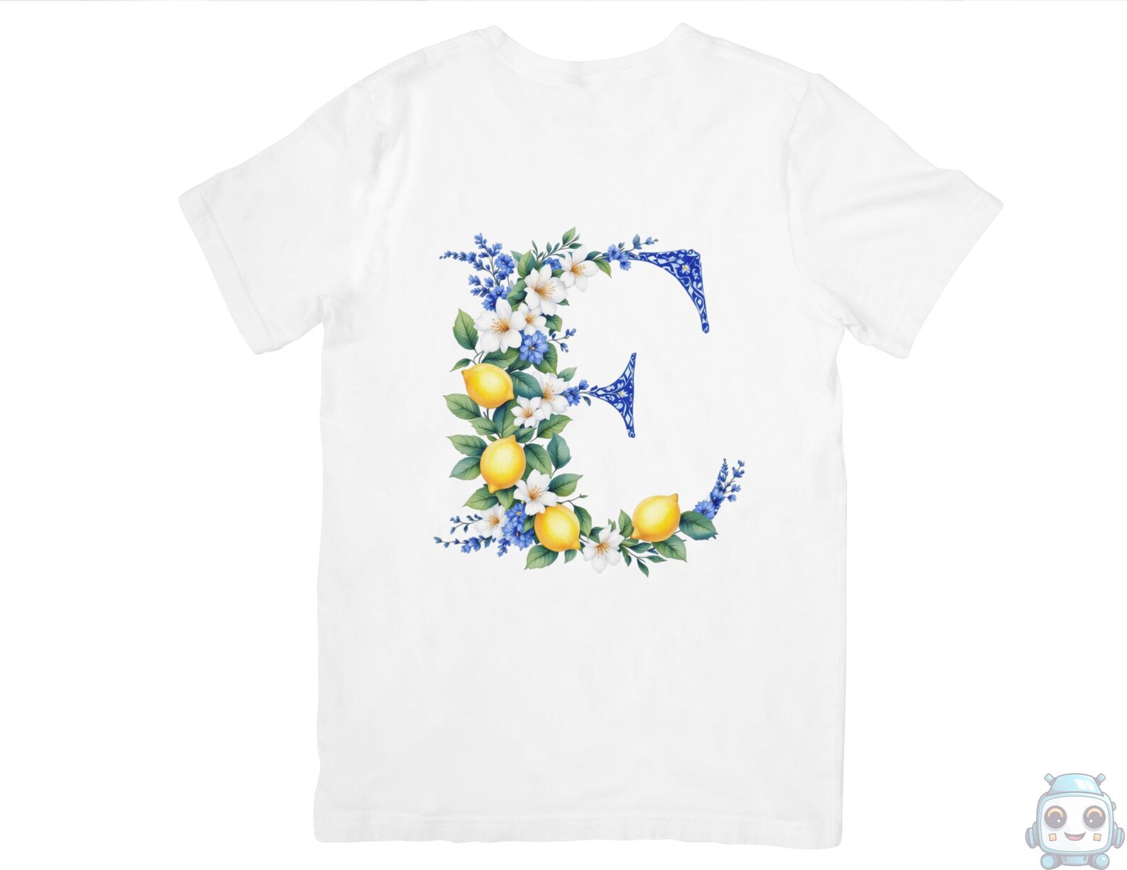 Lemon Floral Alphabet , Letters Png, Alphabet Png, Instant Download for ...