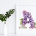 Lilac Flower Alphabet, Letters Png, Alphabet Png, Instant Download for ...