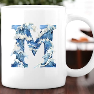 Ocean Waves Alphabet, Letters Png, Alphabet Png, Instant Download for ...