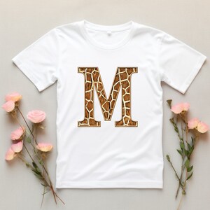 Giraffe Print Alphabet Clipart, Giraffe Letters, Transparent Background ...