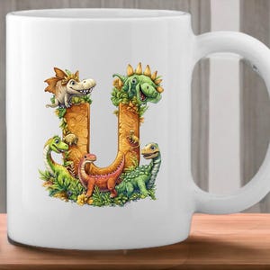 Dinosaur Alphabet Clipart - Prehistoric Dino Letters PNG for Kids Room ...