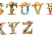 Sun Hat Alphabet, Letters Png, Alphabet Png, Instant Download for ...