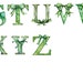 Watercolor Green Bow Alphabet, Bow Letter Instant Download for ...