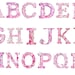 Pink Snowflake Alphabet, Letters Png, Alphabet Png, Instant Download ...