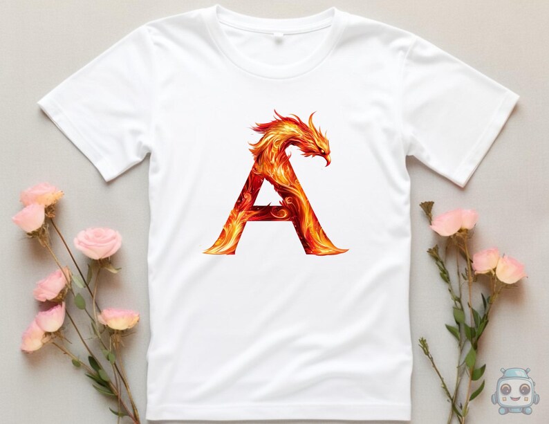 Watercolor Phoenix Alphabet Png, Instant Download for Commercial Use ...
