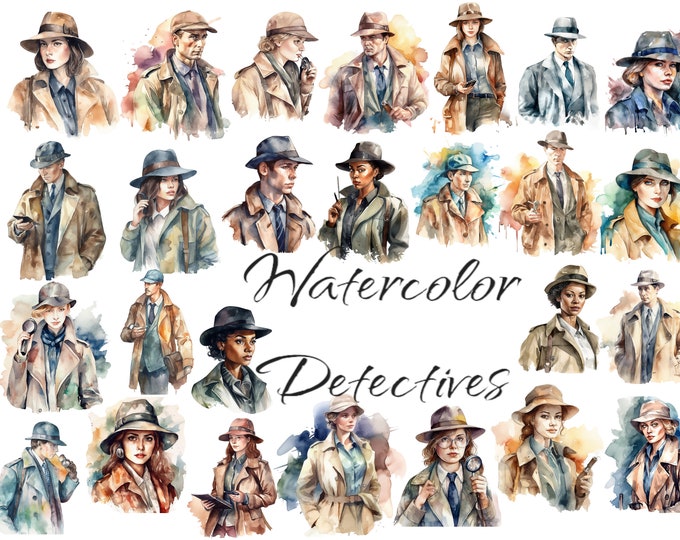 When I Grow Up-detective Clipart-instant Download-digital Clipart-png ...