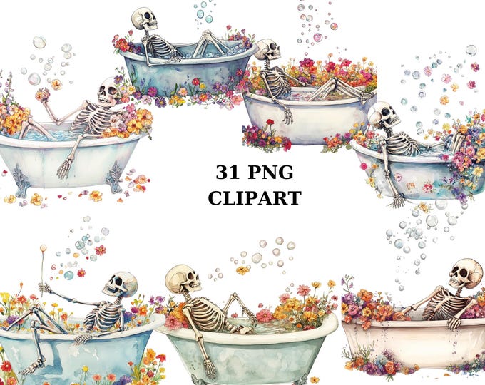 17 PNG Funny Skeleton Clipart – Self Care Skeleton PNG – Wine Bath ...