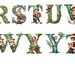 Elf Christmas Alphabet Clipart , Alphabet, Transparent Background, High ...