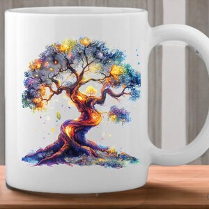 31 Mythical Trees Watercolor Clipart, Nature Clipart, PNG Individual ...
