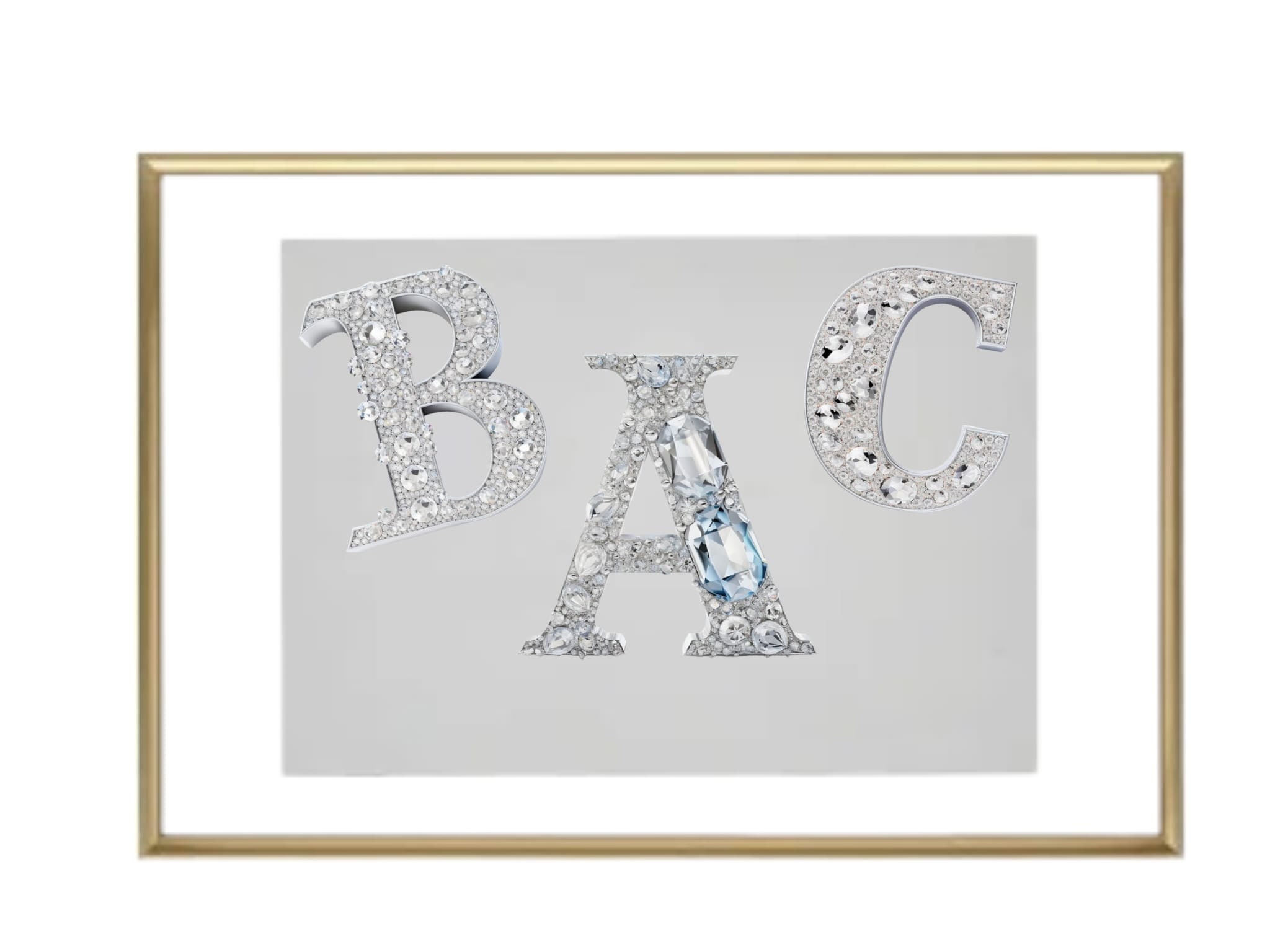 Jewelry Alphabet Clipart Alphabet Transparent Background - Etsy