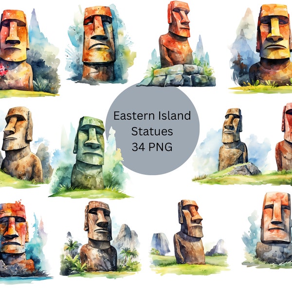 Easter Island Statue - Etsy