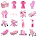 Pink Medical Clipart, PNG Digital Files on Transparent Background ...