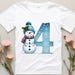 Happy Snowman Numbers Clipart, Snowman Numbers Clipart, PNG Individual ...
