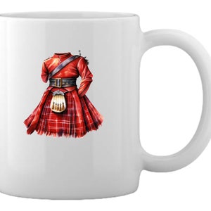 Watercolor Kilts Clipart, Scottish Kilts PNG, Scotland Clipart, PNG ...