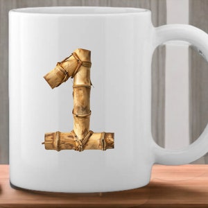 Bamboo Numbers, Bamboo Numbers Png , Instant Download for Commercial ...