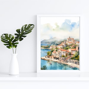 Watercolor Mallorca Clipart, Majorca PNG Digital Files on Transparent ...