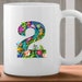 Exotic Flowers Numberst Watercolor, Exotic Numbers, Transparent ...