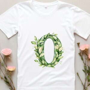 Leafy Numbers Clipart - Green Nature-inspired Numerals PNG Individual ...