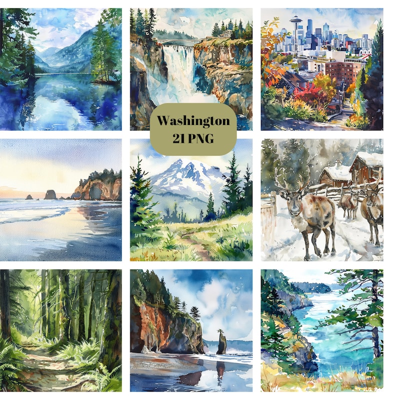 Washington State - Etsy