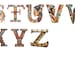 Watercolor Native American Indian Alphabet Clipart, PNG Individual ...