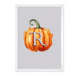 Pumpkin Alphabet, Transparent Background, High Quality, Clipart, 12x12 ...
