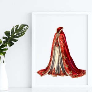 Royal Cape Clipart, Regal Clipart, PNG Individual Images on Transparent ...