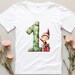 Christmas Elves Numbers Watercolor Clipart, Christmas Clipart, PNG ...