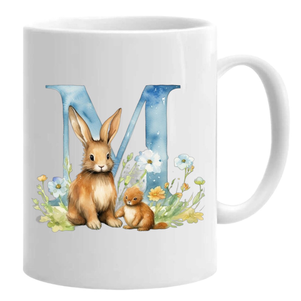 Watercolor Rabbit Alphabet Clipart Transparent Background - Etsy