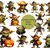 Animated Goblins Halloween Clipart, PNG Files on a Transparent Background, Commercial Use - Etsy