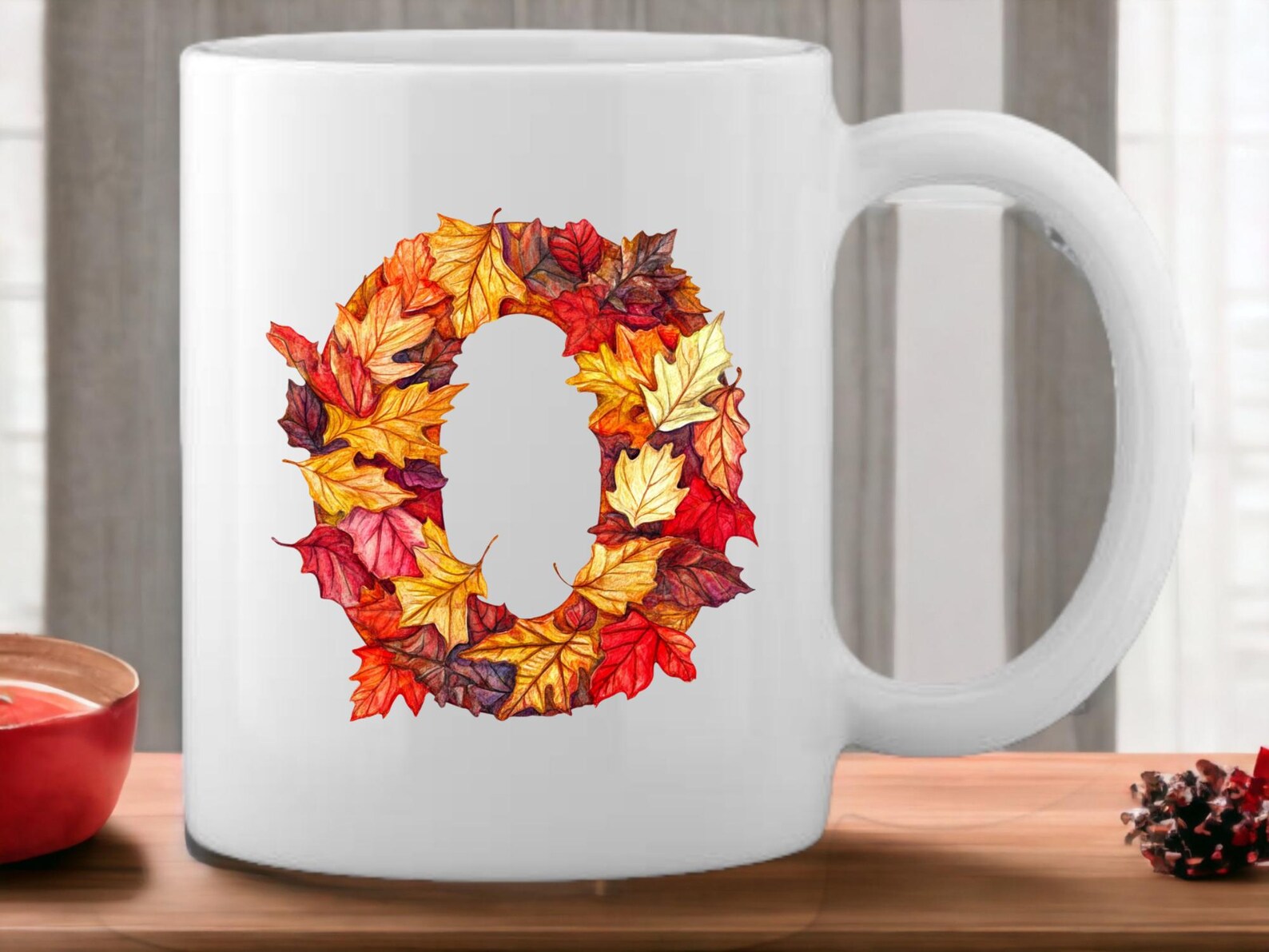 Autumn Leaves Alphabet Clipart - Fall-themed Leaf Letters Set, Instant ...
