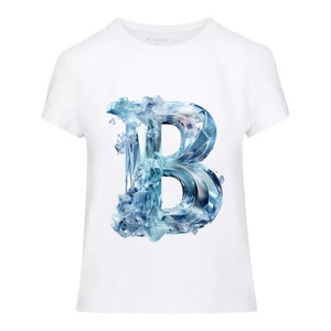 Crystal Alphabet PNG Digital Files, Flowers, Butterflies, Scrapbook ...