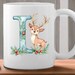 Winter Reindeer Alphabet Clipart, A-Z PNG Letters on Transparent ...